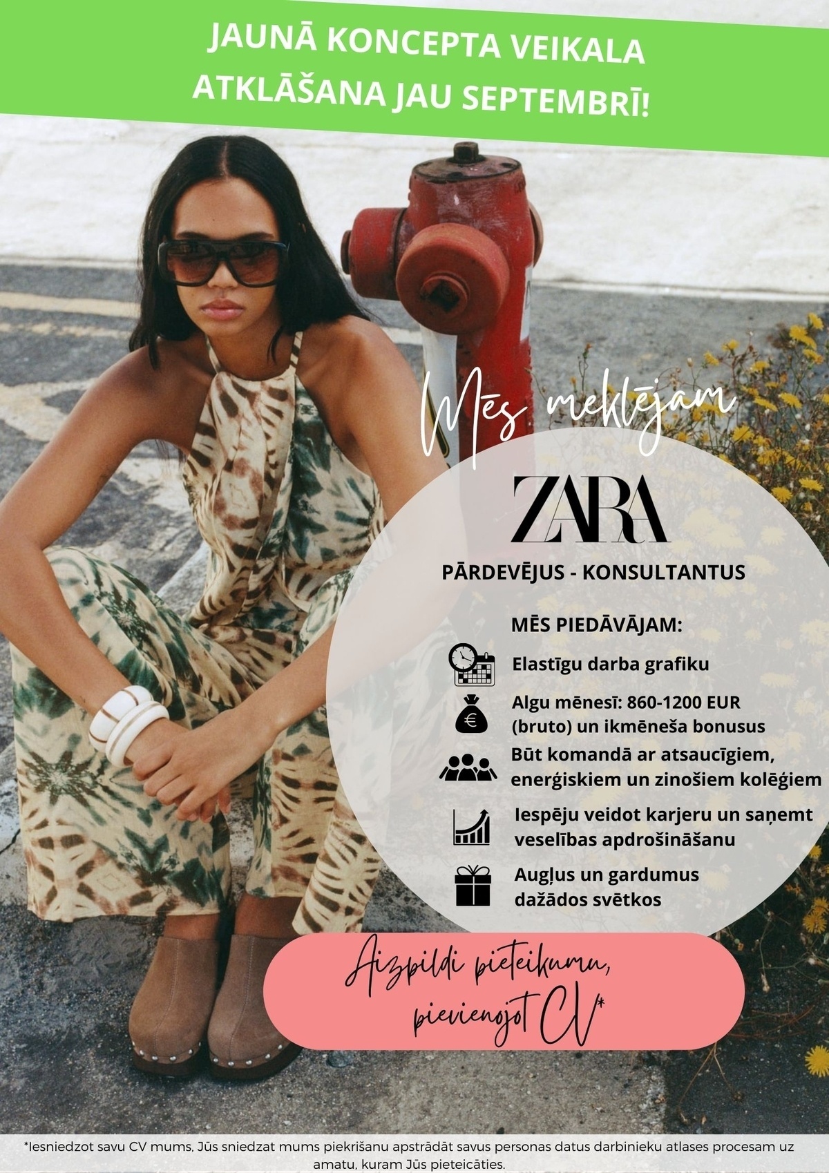 Pārdevējs/a - Konsultants/e veikalā "ZARA" (TC SPICE), 2023-08-02