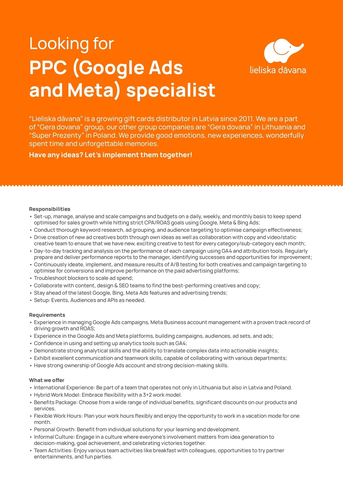 PPC (Google Ads and Meta) specialist, 2024-08-16