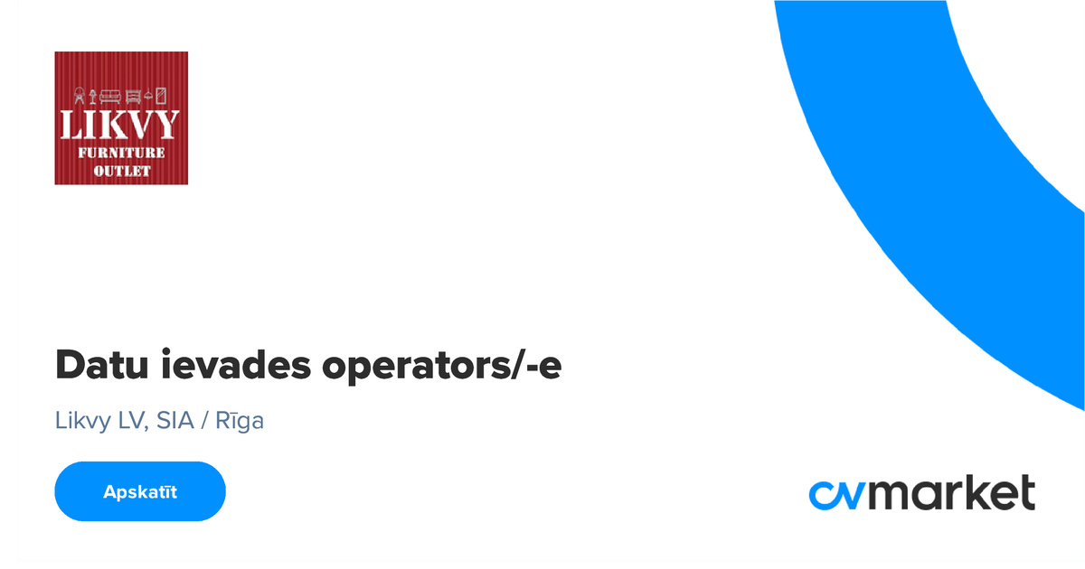 Datu ievades operators/-e, 2025-05-13